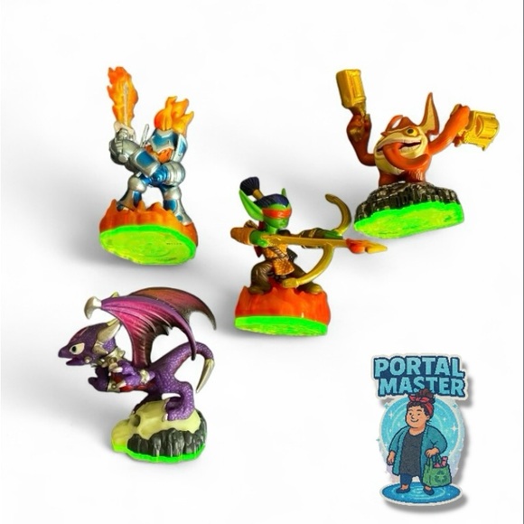 Skylanders | Toys | Skylanders Lot Of 4 Spyro Eruptor Flameslinger ...